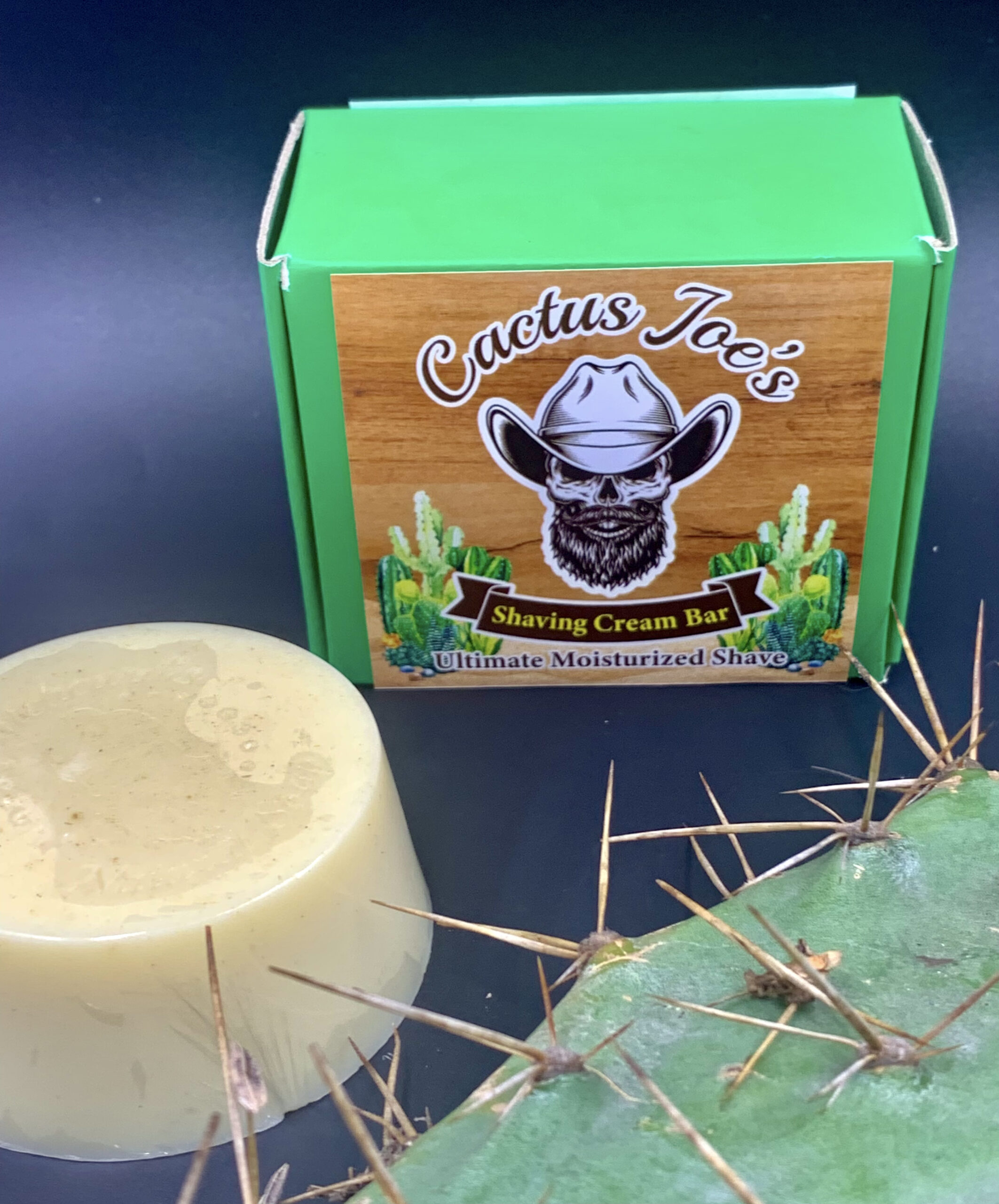 Cactus Joe's Premium Shaving Cream Bar - With Real Cactus Ingredients ...